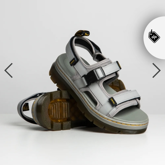 Dr. Martens | Shoes | Dr Martens Forster Mid Grey Sandal New | Poshmark